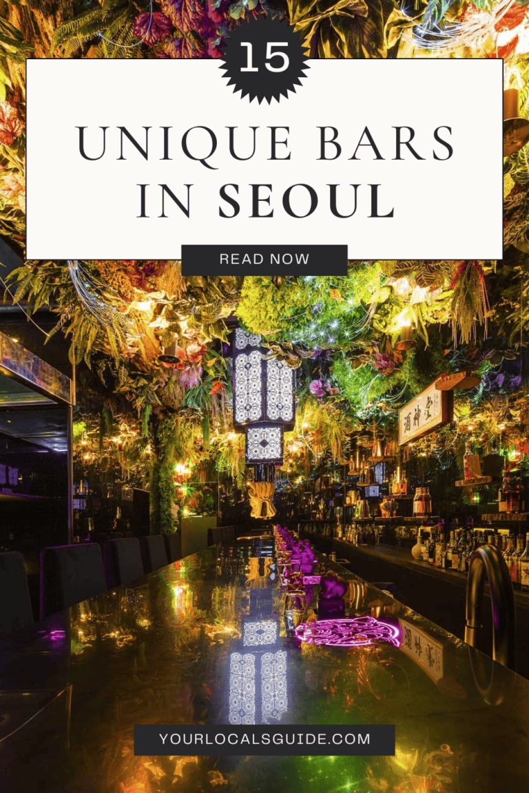 15 Unique Bars in Seoul (Local Guide to Korea's Nightlife!) | Your Local's Guide