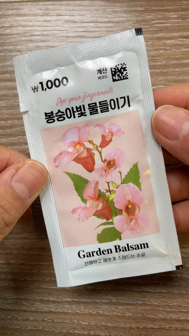 Korean Nail Stain: All-Natural Garden Balsam Nails 🌺 | Your Local's Guide