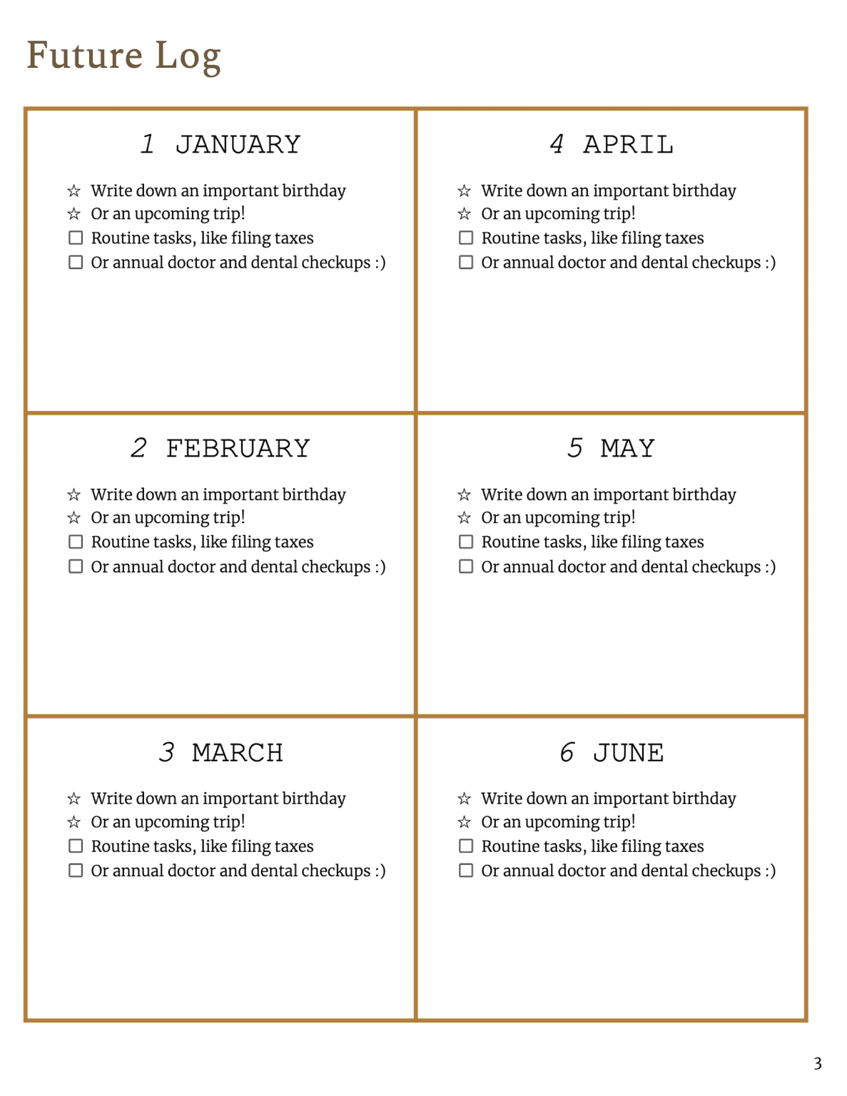 Best Aesthetic Google Docs Bullet Journal Template 🤍 | Your Local's Guide